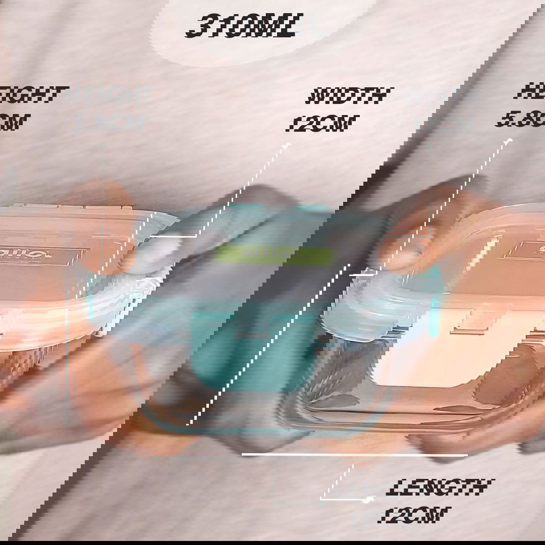 310ml x 3 Allo FoodSafe Microwave Oven Safe Glass Container – Allo Innoware