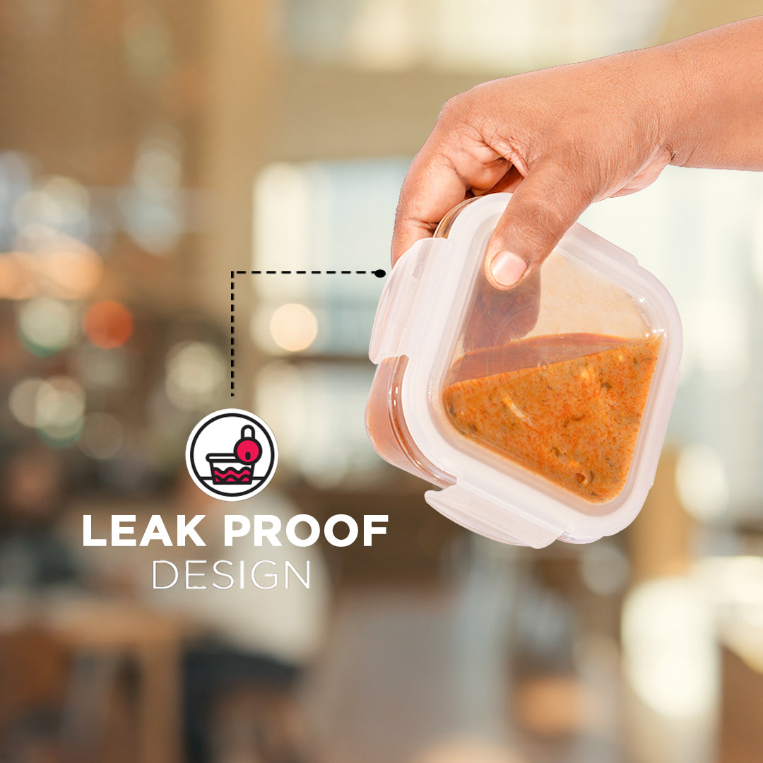 Allo Food Safe Glass Containers with Lids, 450°C Oven Microwave Safe C ...