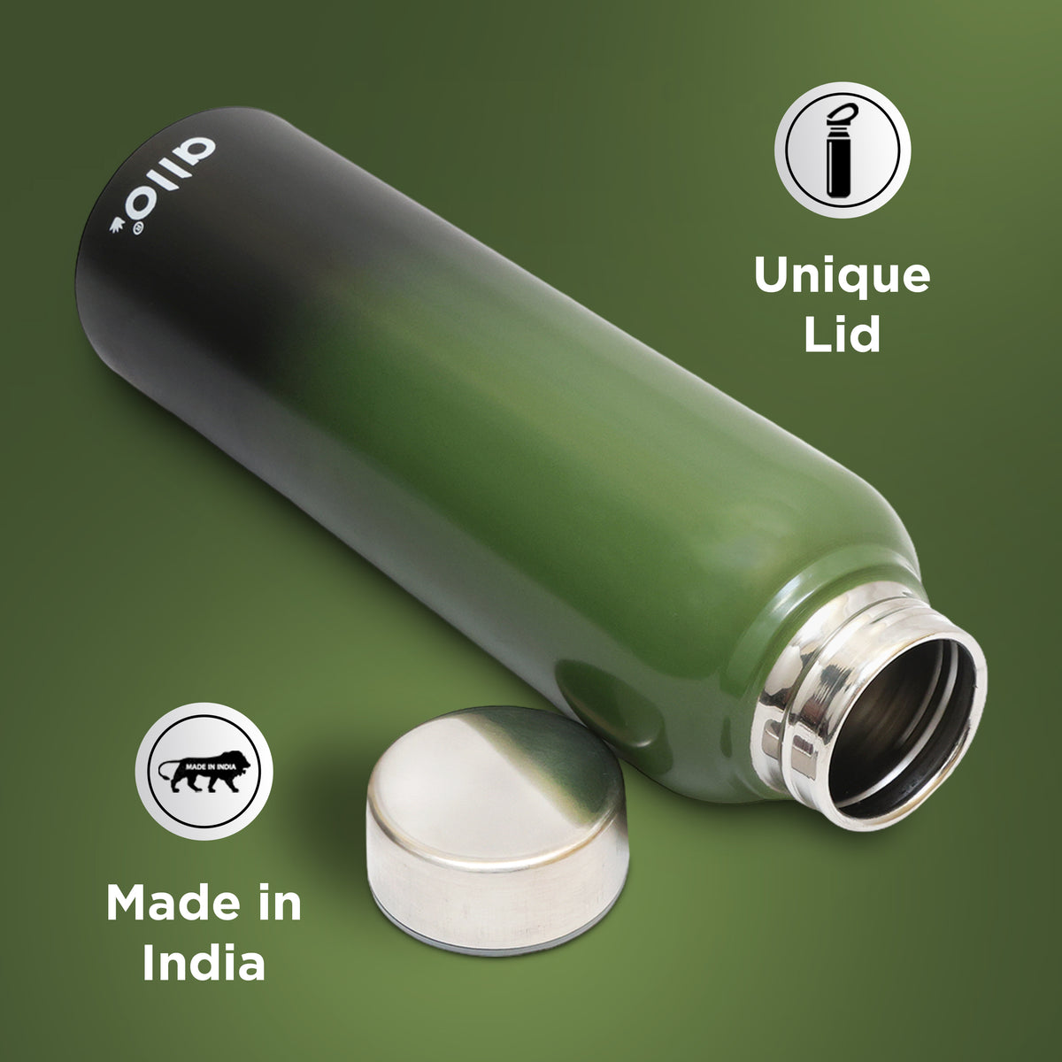 Allo Steel Water Bottles Stainless Steel Sipper Water Bottle for adult ...